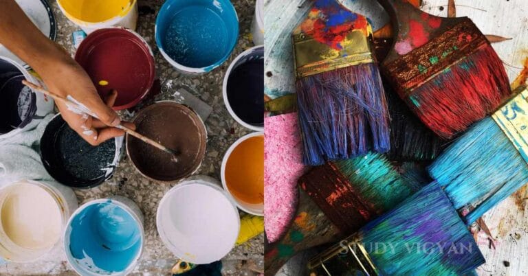 पेंट कैसे बनता है, पेंट में मिले पदार्थ, फायदे (आवयश्यकता), पेंट बनाने ...