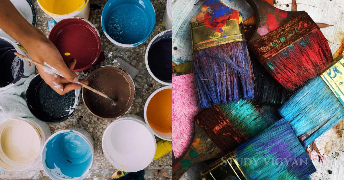 पेंट कैसे बनता है, पेंट में मिले पदार्थ, फायदे (आवयश्यकता), पेंट बनाने ...